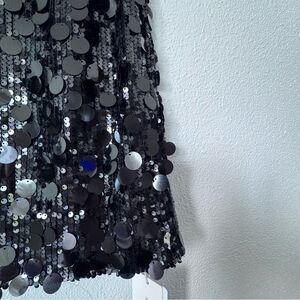 Commense | Skirts | Commense Miniskirt Black Sequins Lined Dressy Sz Xs ...
